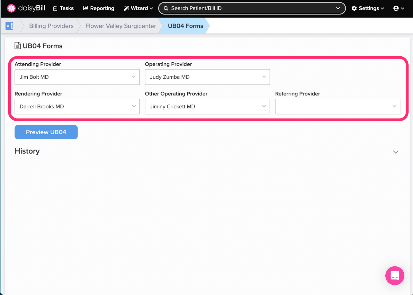 UB-04 Forms | daisyBill