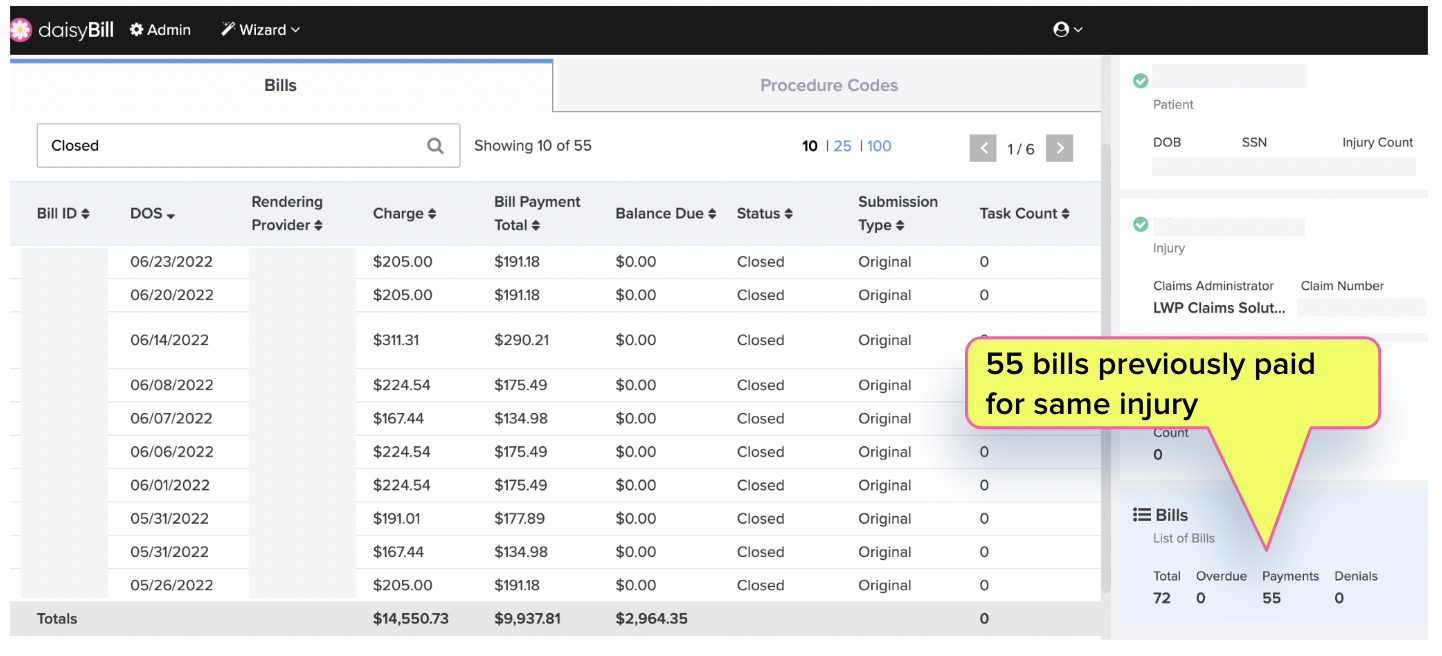 LWP: 7,112 Audit Complaints to Report Abject e-Billing | daisyBill
