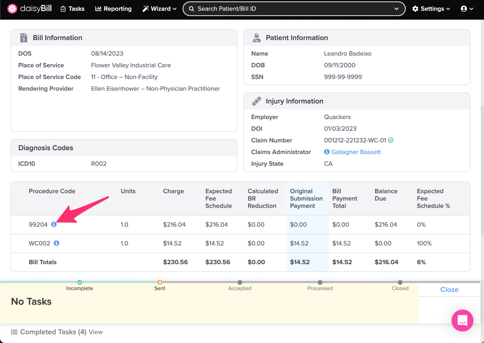 Bill Page Explained | daisyBill