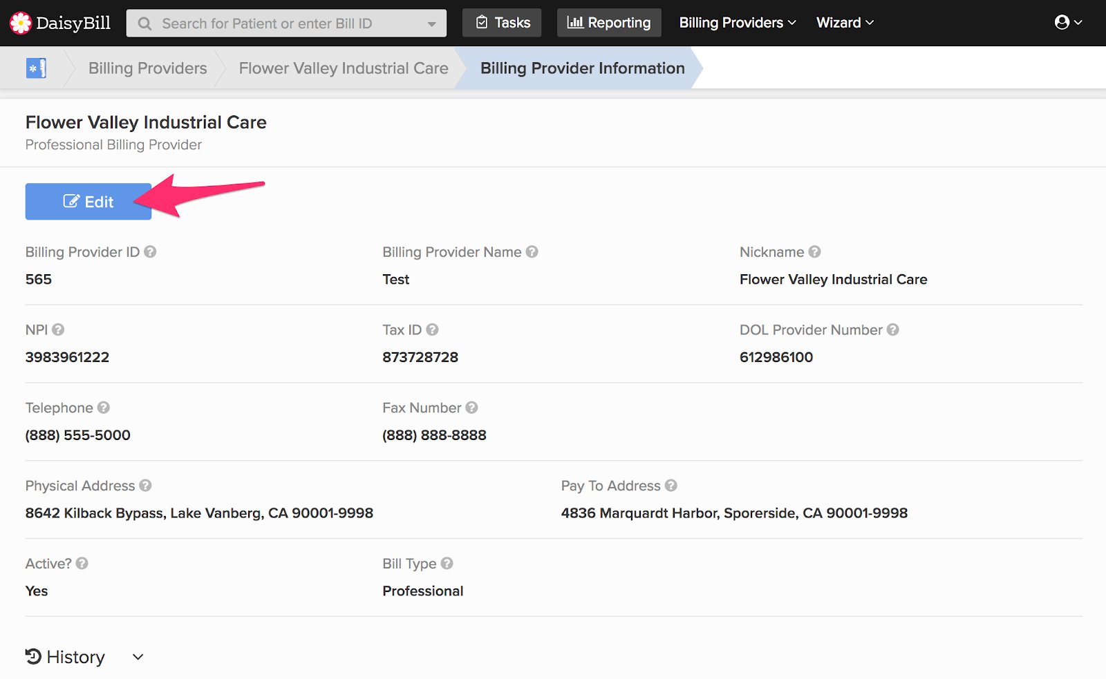 Manage Billing Providers Explained - Billing Settings - | daisyBill