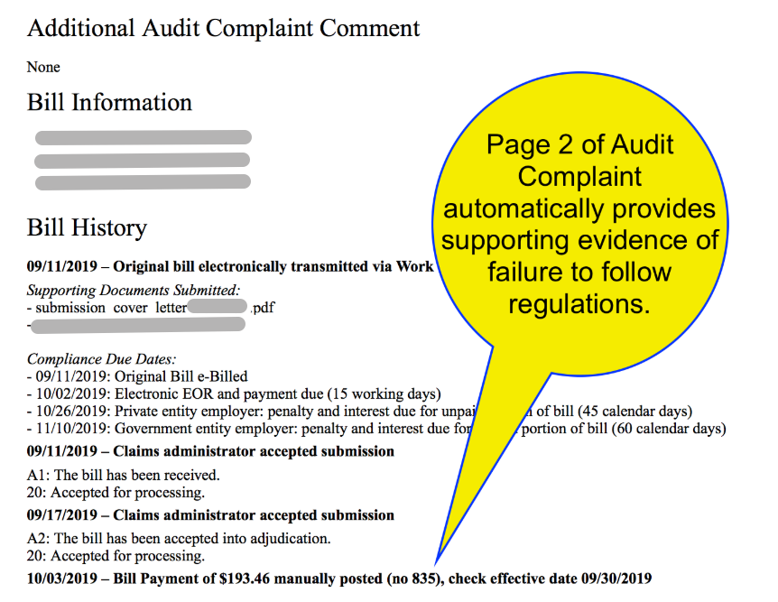 Audit Complaint Form Updated in California | daisyBill