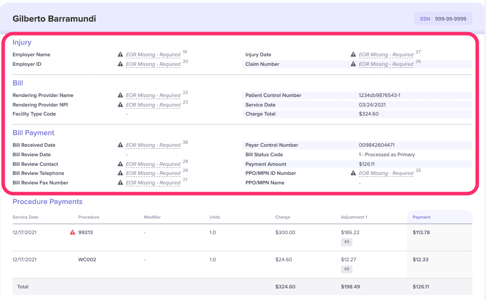 835 Electronic EOR | daisyBill