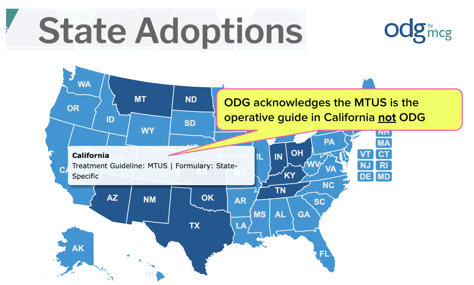 SCIF, EK Health Use "ODG" Guidelines to Deny Care | daisyBill