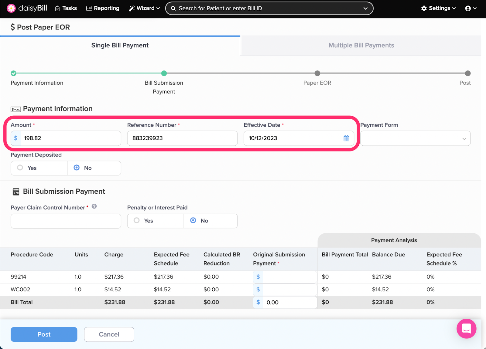 Post: Paper EOR | daisyBill
