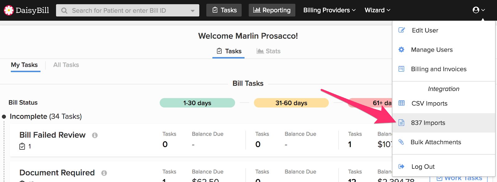 Importing 837 Files Explained | daisyBill