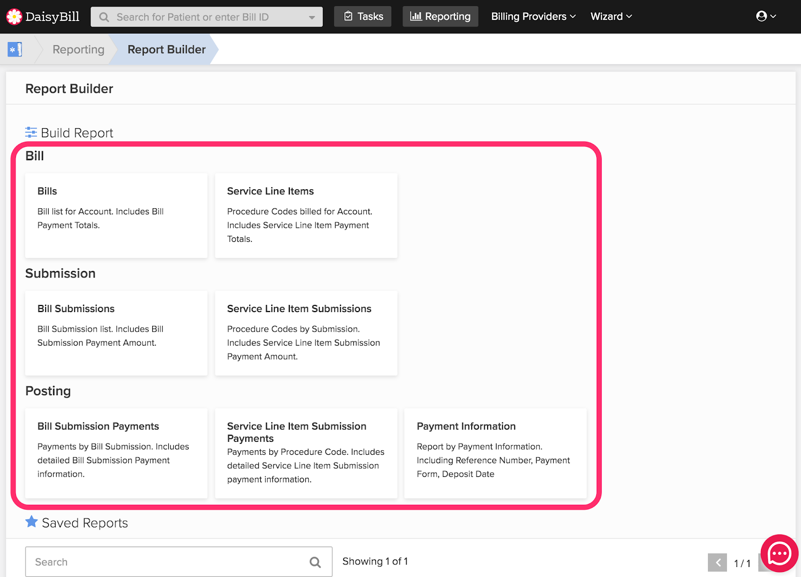 Report Builder | daisyBill