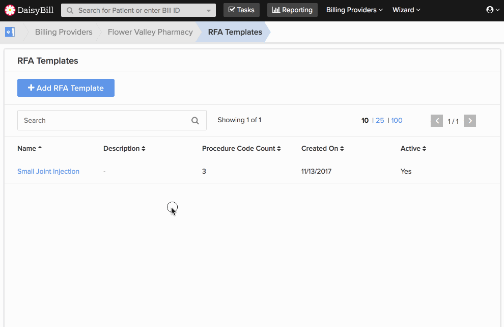 NCPDP RFA Templates | daisyBill