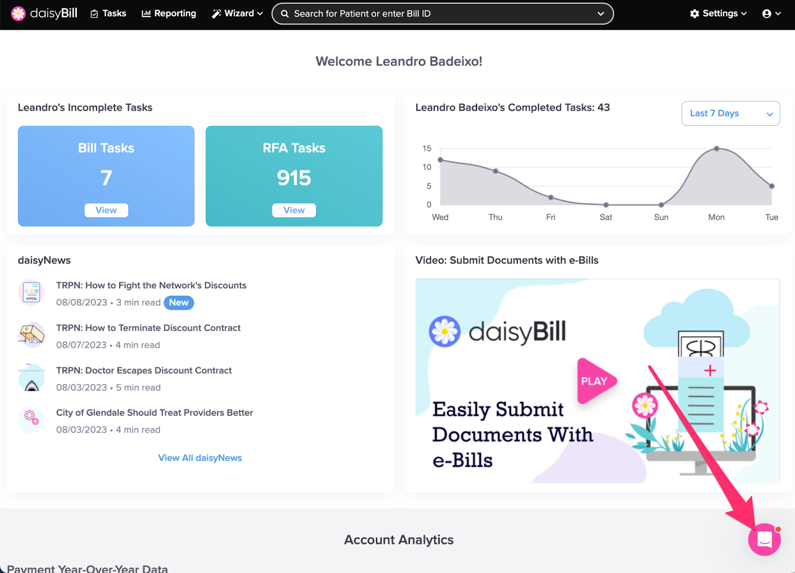 Help Center Explained | daisyBill