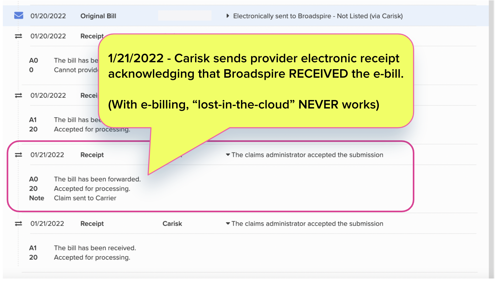 Broadspire's False & Misleading e-Billing Claims | daisyBill