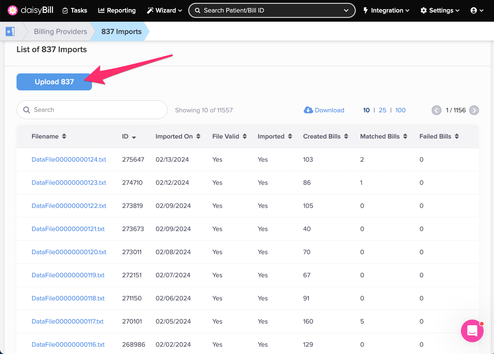 Importing 837 Files Explained | daisyBill