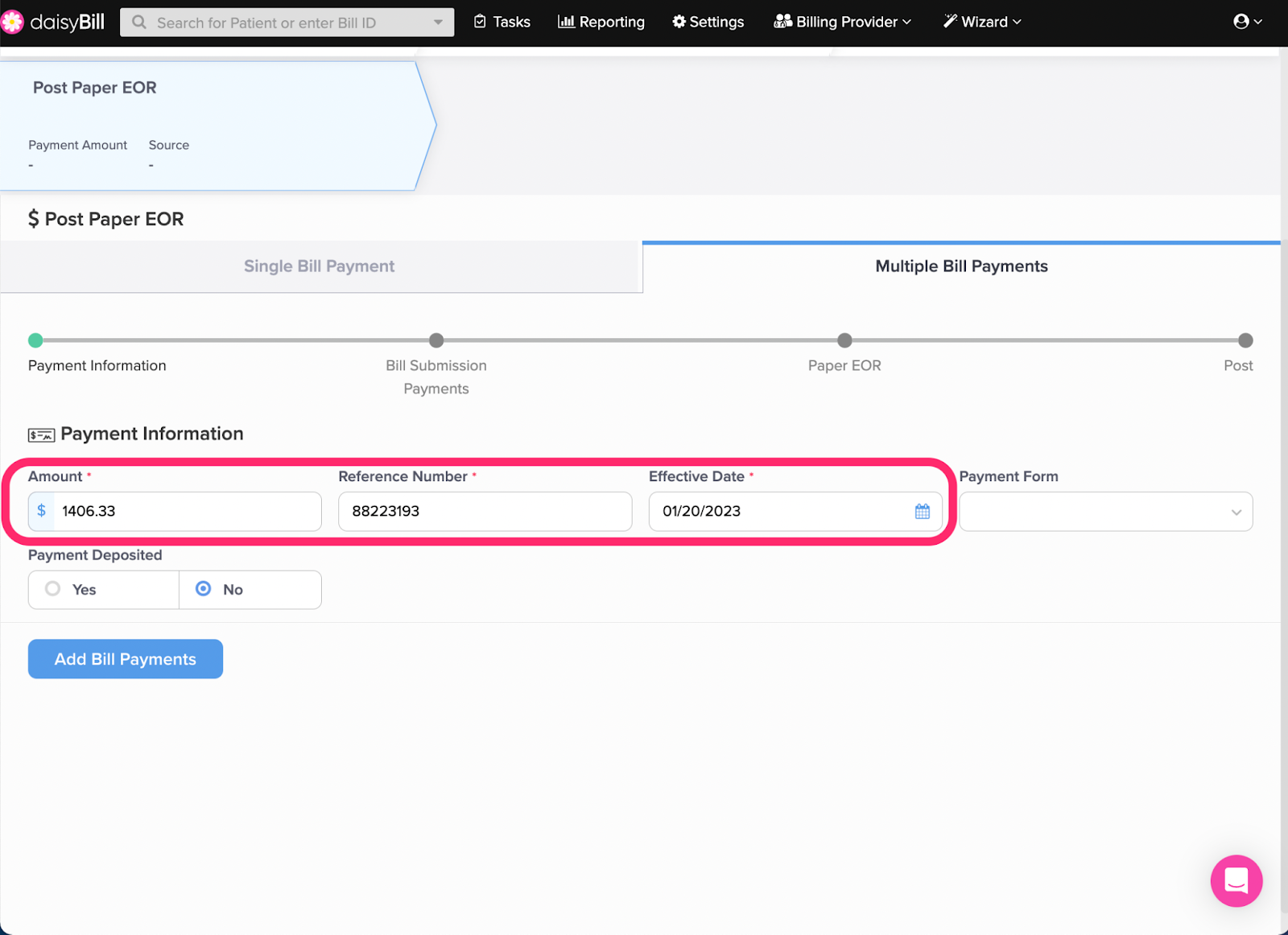Post: Multiple Bill Payment | daisyBill