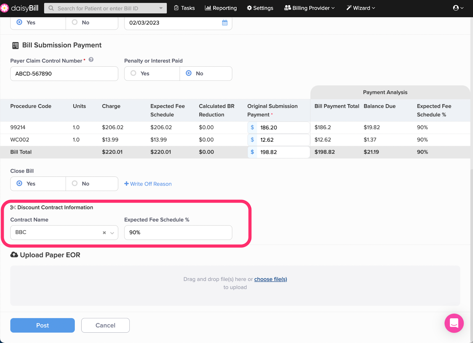 Post: Paper EOR | daisyBill