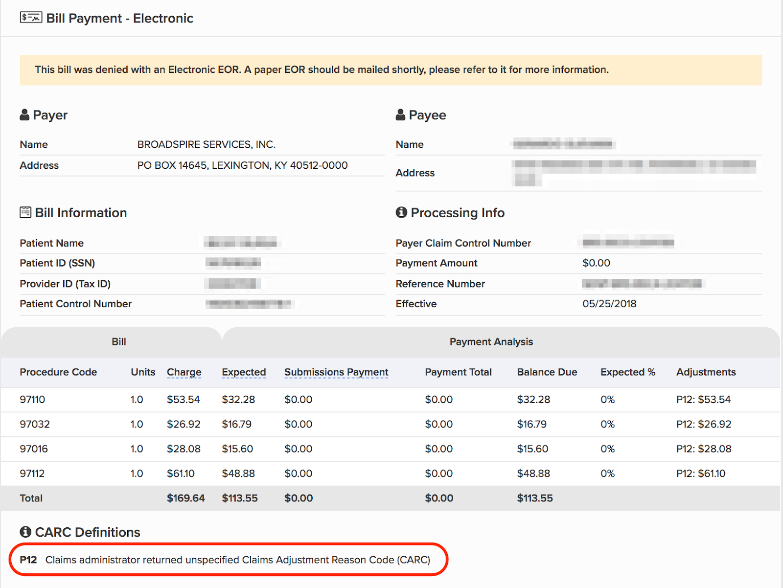 Broadspire Denies Unprocessed Workers’ Comp Bills | daisyBill