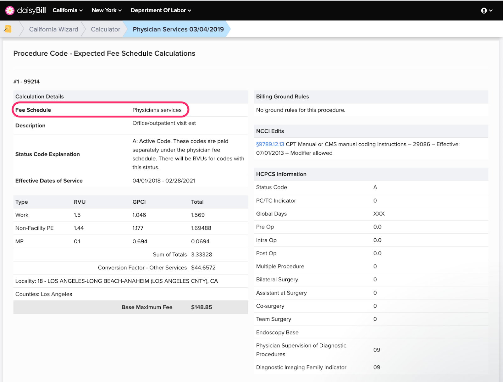 Physicians Services Detailed Explanation Explained | daisyBill