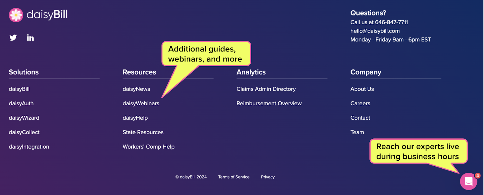 daisyBill's New & Improved Website | daisyBill