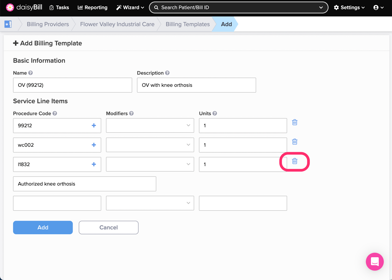 Billing Templates | daisyBill