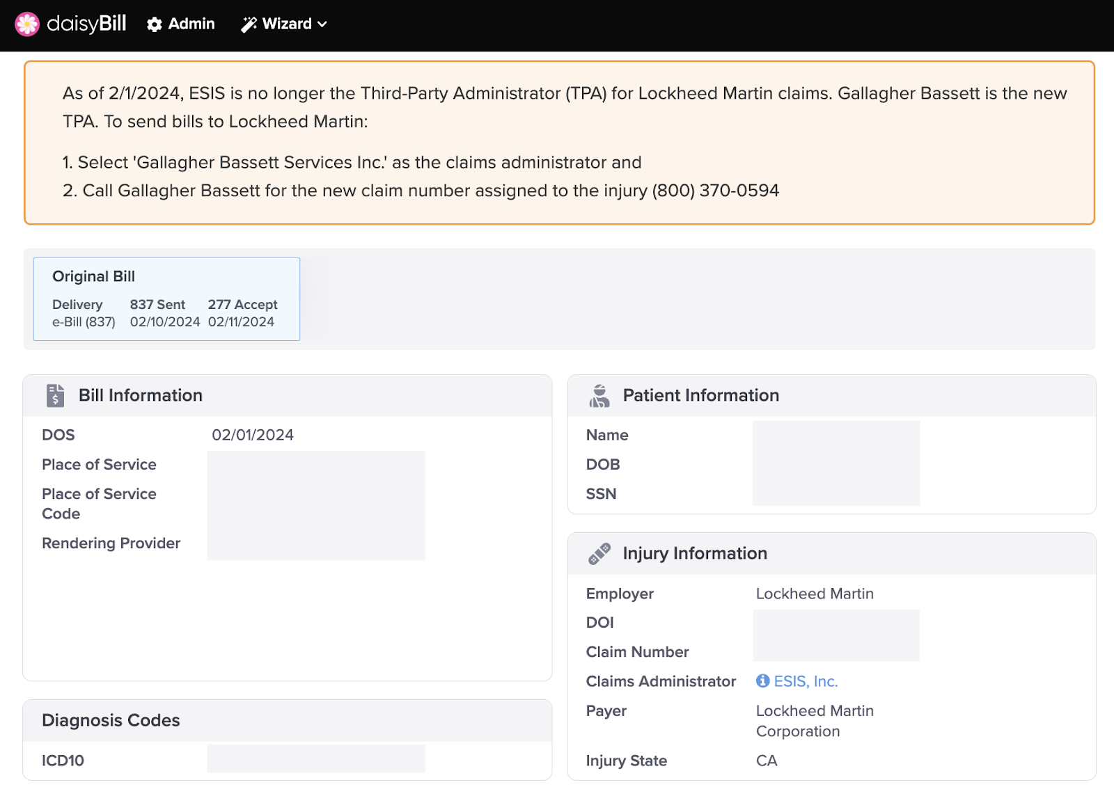 CA: Gallagher Bassett Finds Lockheed Martin Claims | daisyBill