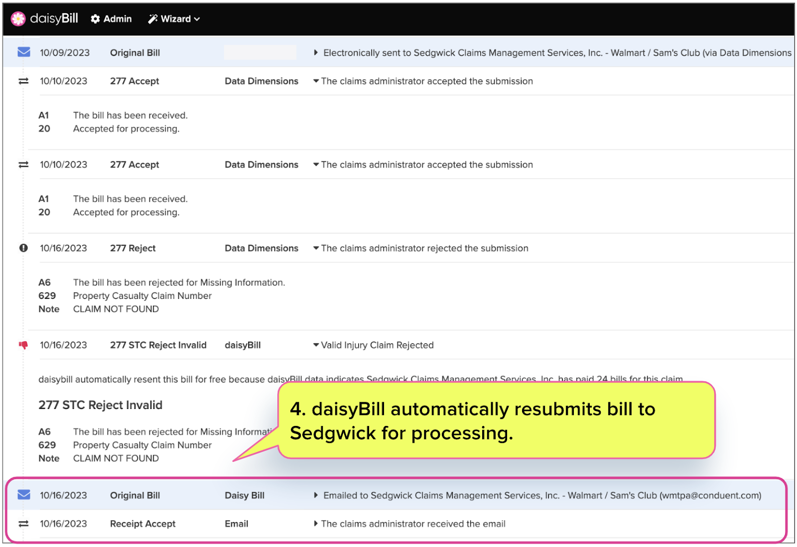 e-Billing: Unstoppable Delivery of Workers' Comp Bills | daisyBill