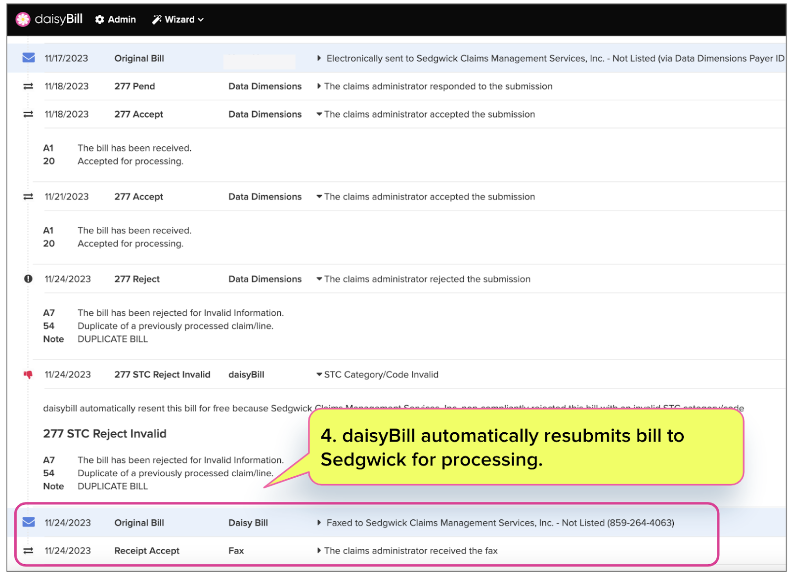 e-Billing: Unstoppable Delivery of Workers' Comp Bills | daisyBill