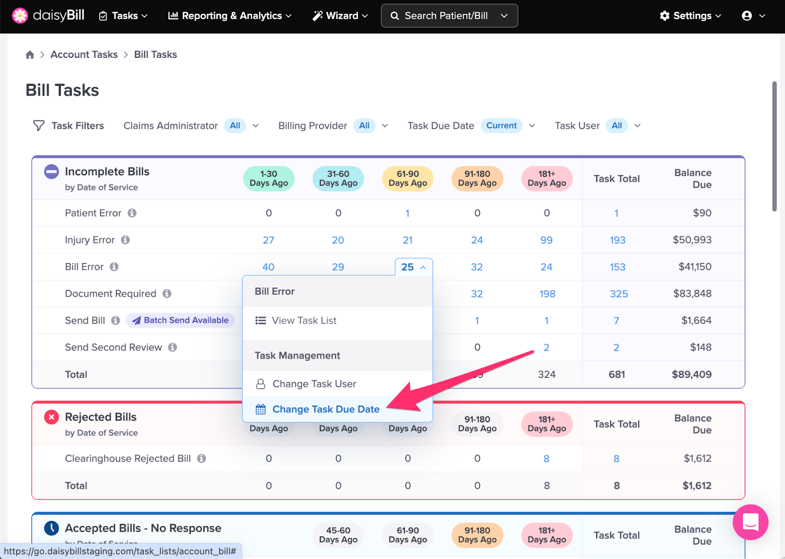 Tasks Explained | daisyBill