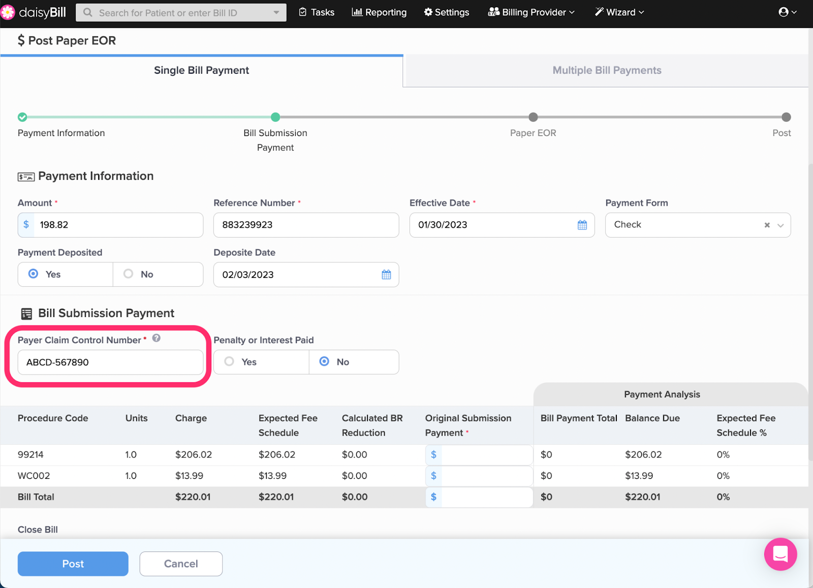 Post: Paper EOR | daisyBill