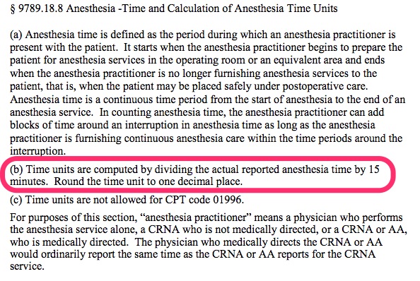 How do I calculate OMFS reimbursement for anesthesia? | daisyBill